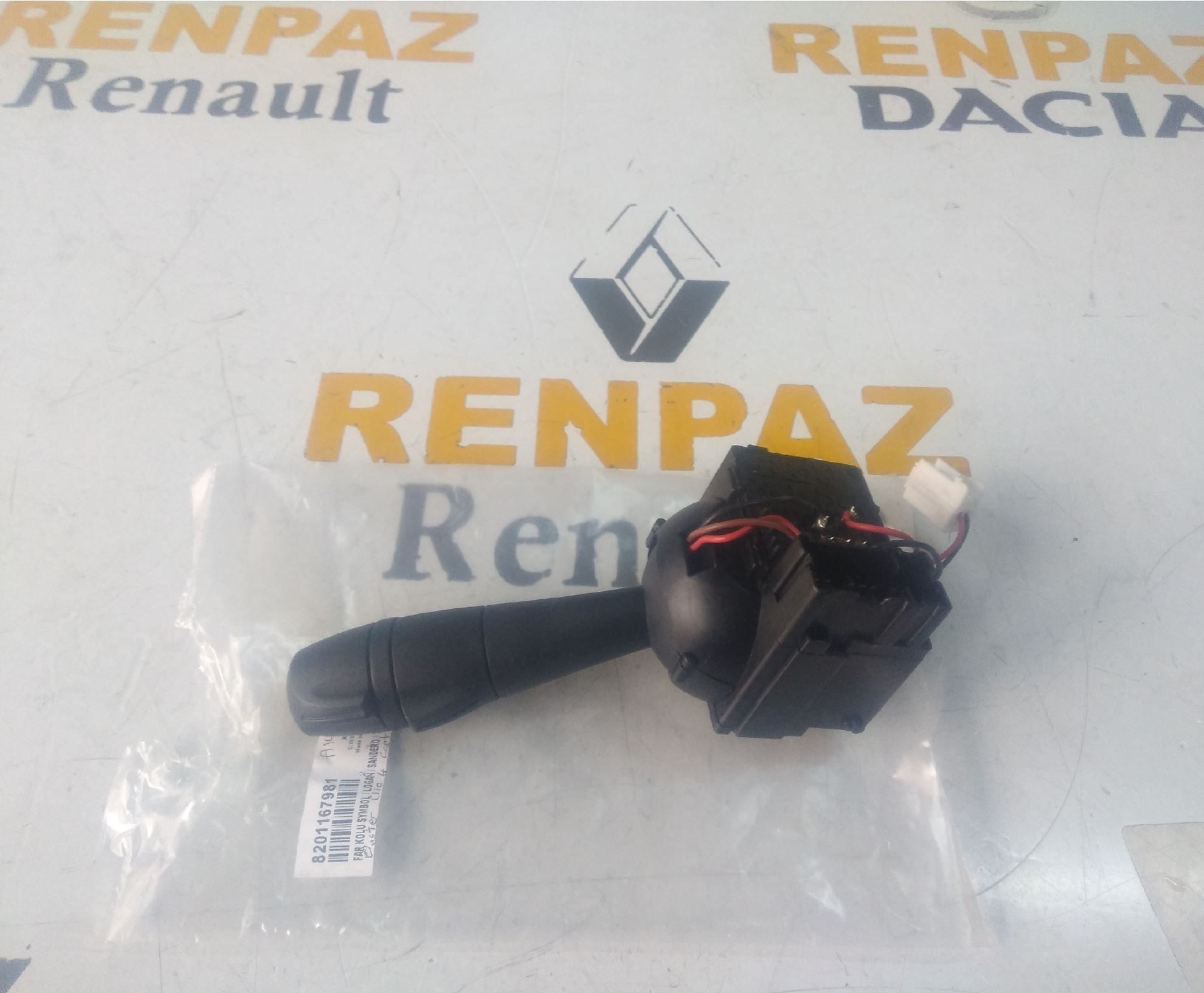 Renpaz Renault Yedek Parca. RENAULT/DACİA FAR SİNYAL KOLU ÇİFT SİSLİ ...